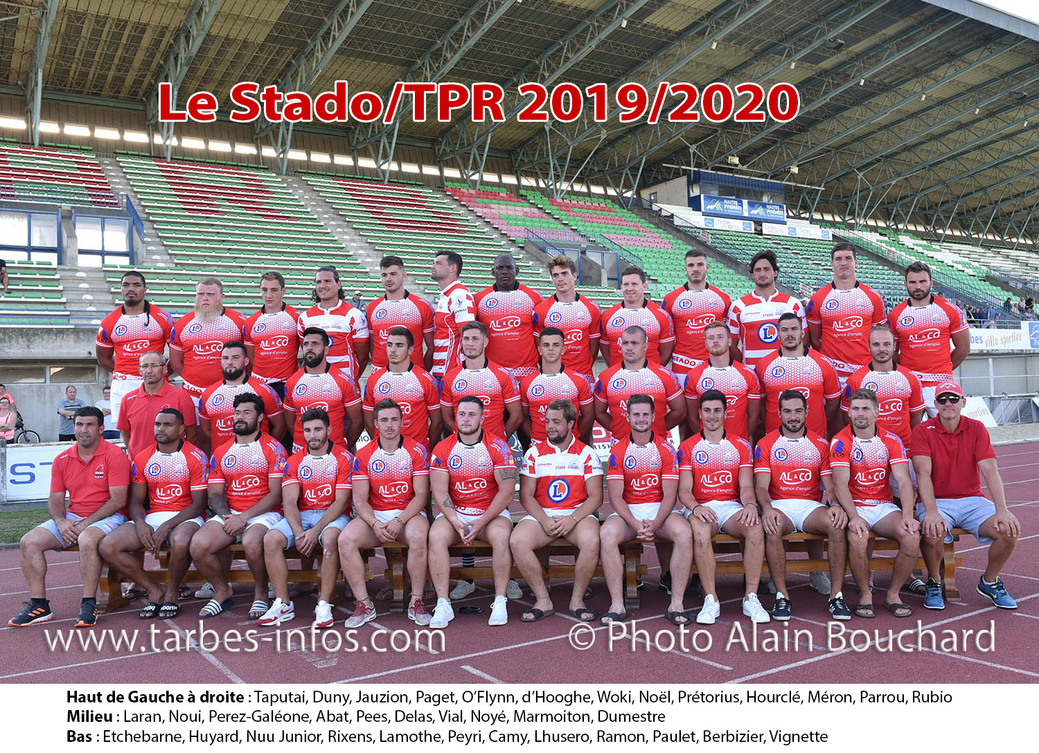 Stado-TPR : Présentation officielle de l’effectif 2019-2020 - [ Site d ...